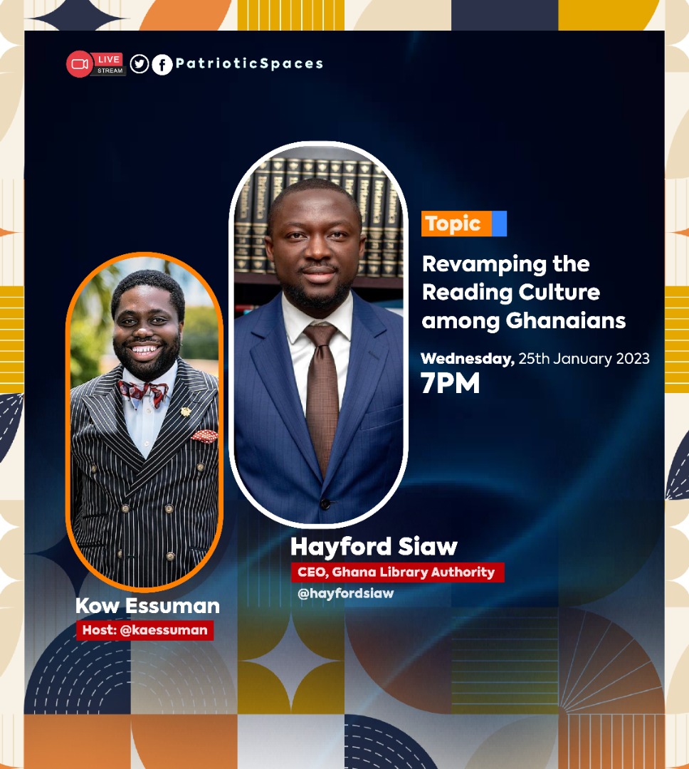 #PatrioticSpaces: Revamping the Reading Culture among Ghanaians ...